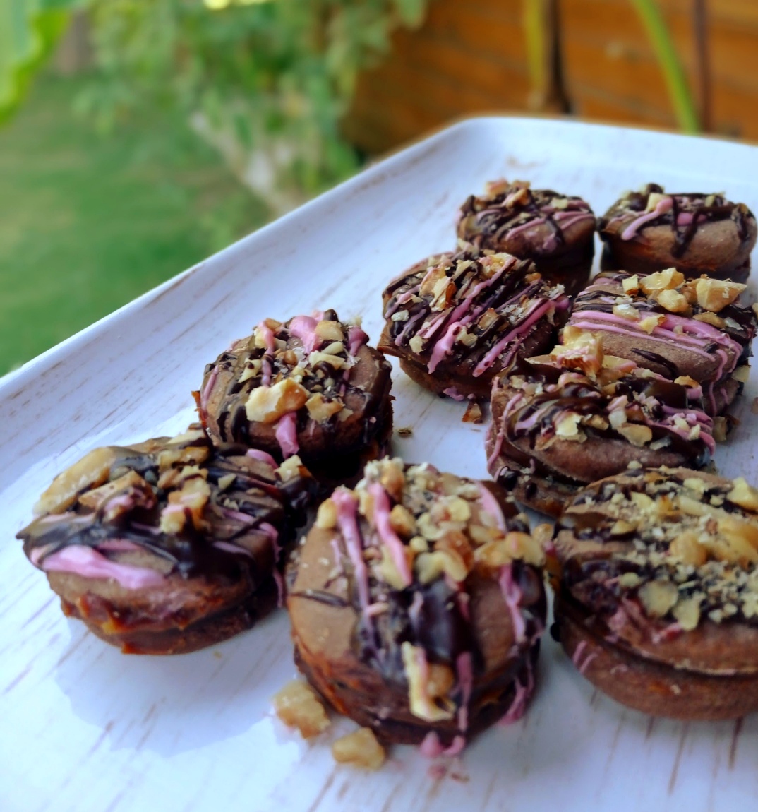 Alfajores sablée de chocolate - Cocina sin Delantal